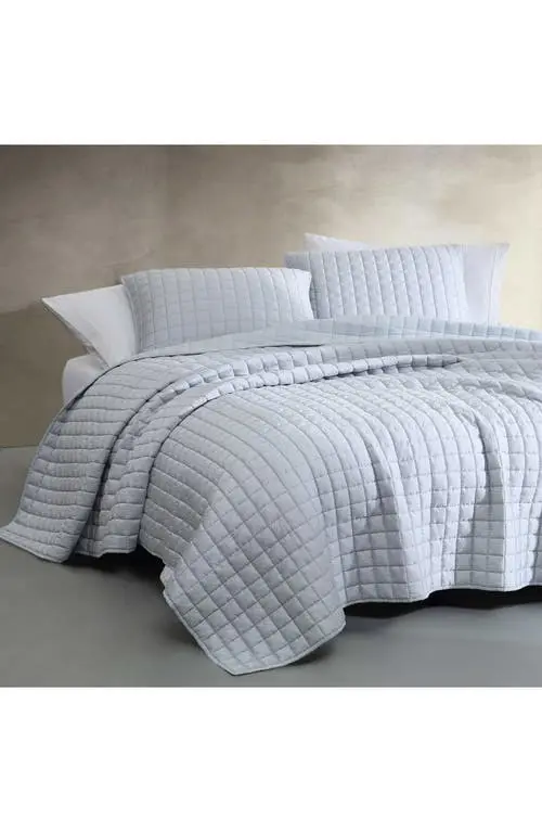 CALVIN KLEIN HOME Solid Quilt & Sham Set - Pastel Blue