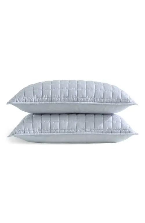 CALVIN KLEIN HOME Solid Quilt & Sham Set - Pastel Blue