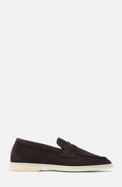 SCAROSSO Luciana Loafers - Brown - Suede