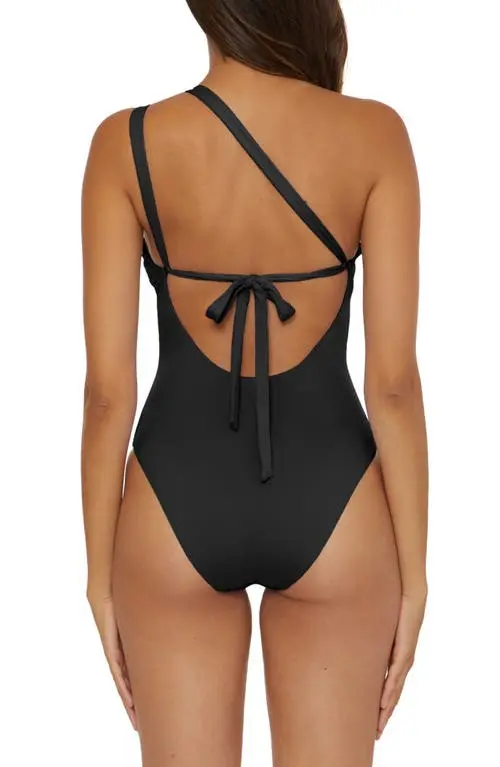 SOLUNA Tahiti One-shoulder Cutout One-piece Swimsuit