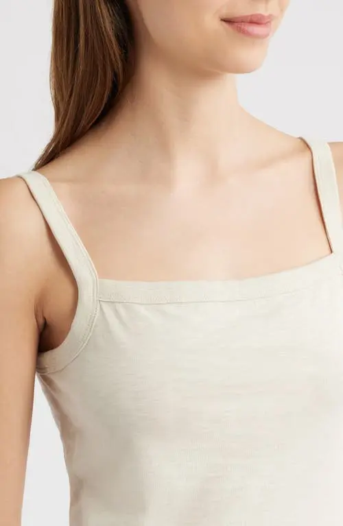 Rag & Bone Slub Cotton Square Neck Tank