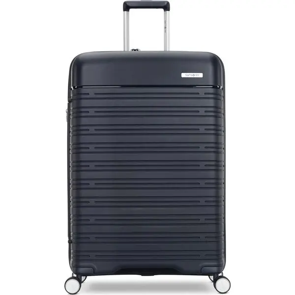 SAMSONITE Elevation Plus Large Checked Spinner Luggage - Midnight Blue