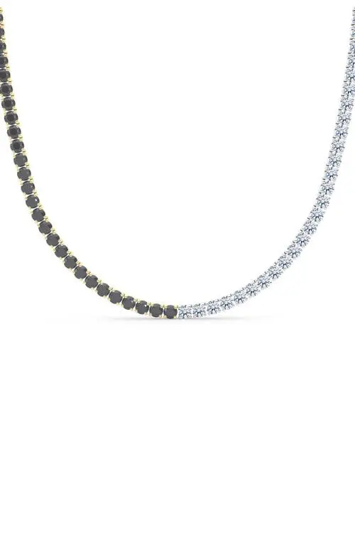 HAUTECARAT Tennis Necklace - 18k White Gold
