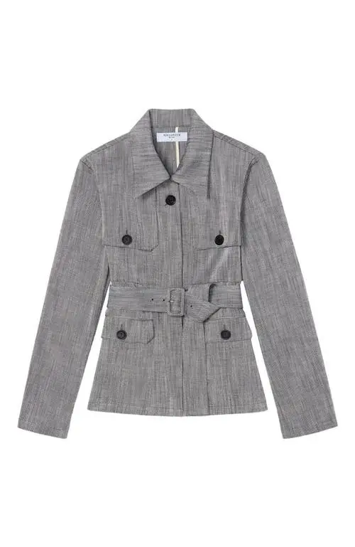 M.M.LAFLEUR Emery Safari Blazer Porto Weave