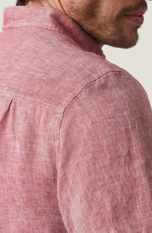 34 Heritage Short Sleeve Linen Button-up Shirt