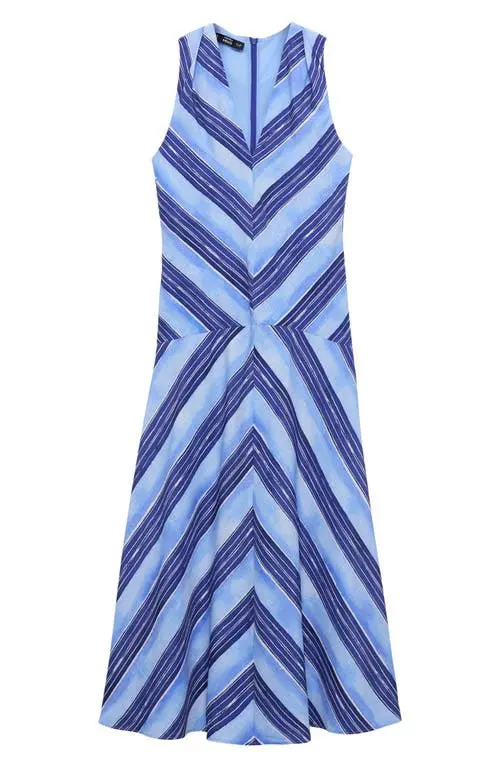 Mango Stripe A-line Dress
