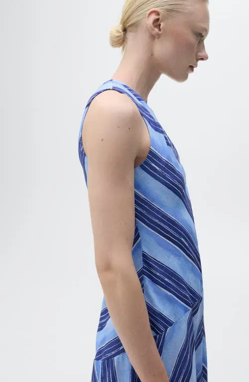 Mango Stripe A-line Dress