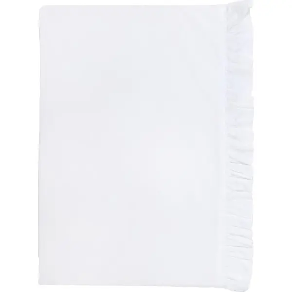POM POM AT HOME Audrey Cotton Bedskirt - White