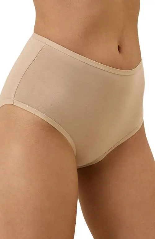 PACT Organic Cotton Everyday High Rise Brief 6-pack - Warm Neutrals