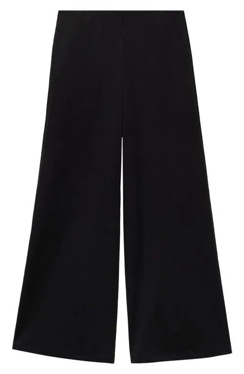 Mango Wide-leg Cropped Trousers