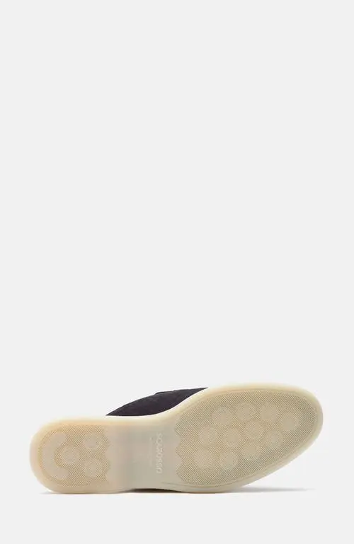 SCAROSSO Lucrezio Suede Mules - Blue - Suede