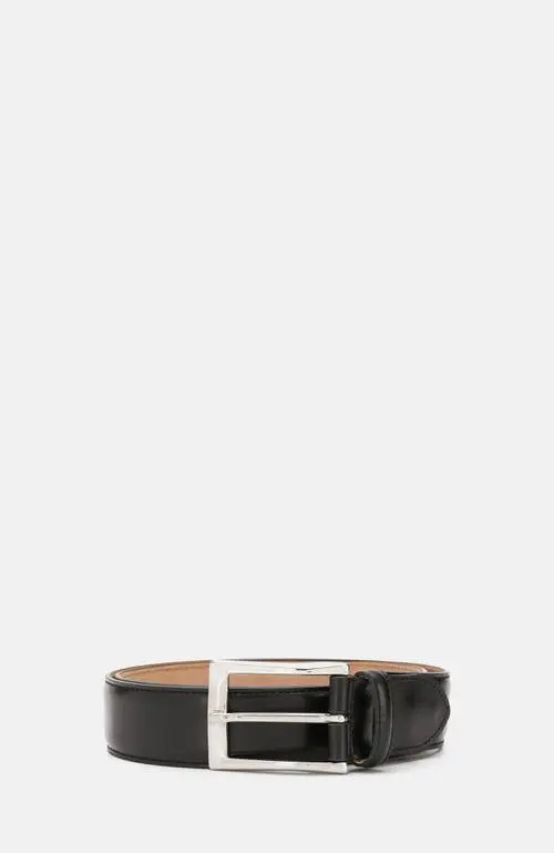 SCAROSSO Classic Calfskin Belt - Black Calf