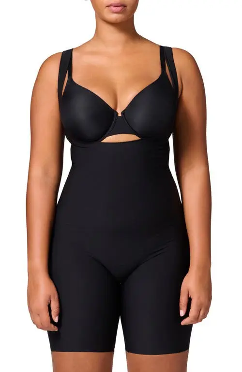 Simone Perele Story Open-bust Shaper Bodysuit - Black
