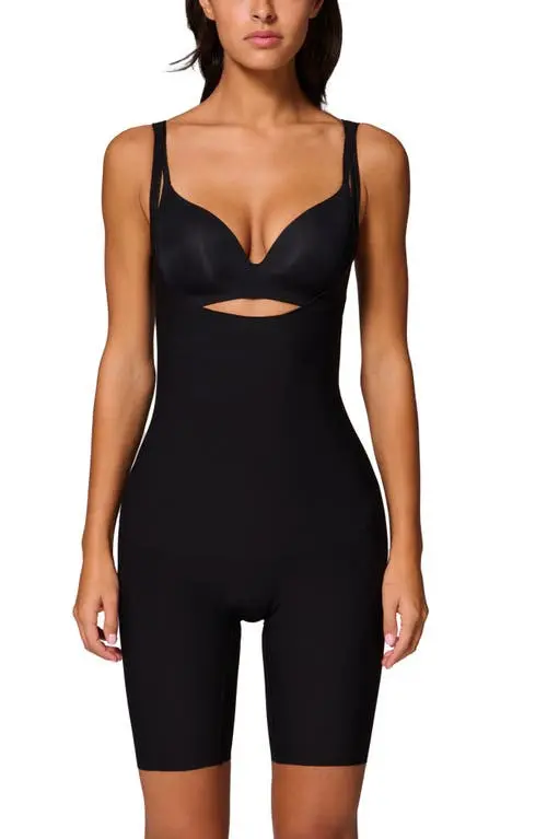 Simone Perele Story Open-bust Shaper Bodysuit - Black