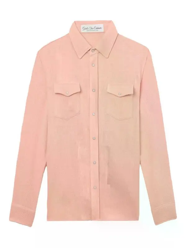 GOD'S TRUE CASHMERE Cashmere Shirt - Pink