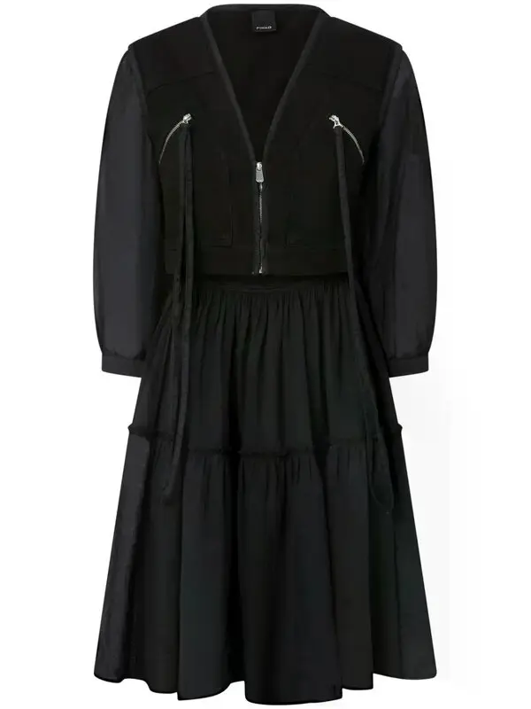Pinko Zipped Midi Dress