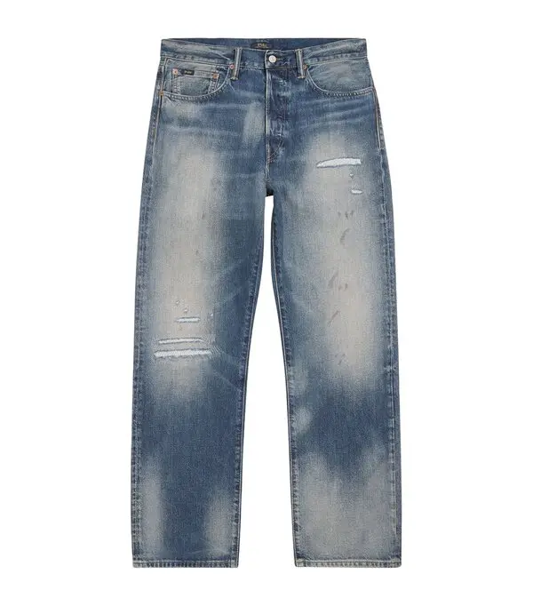Polo Ralph Lauren Heritage Straight Distressed Jeans
