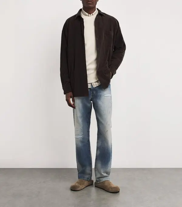 Polo Ralph Lauren Heritage Straight Distressed Jeans