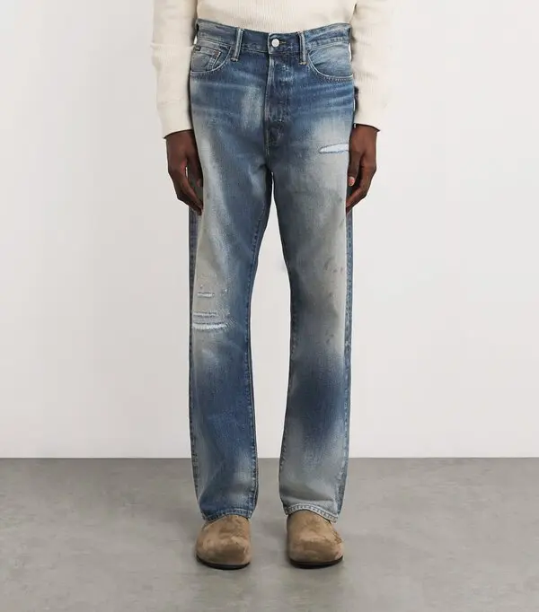 Polo Ralph Lauren Heritage Straight Distressed Jeans