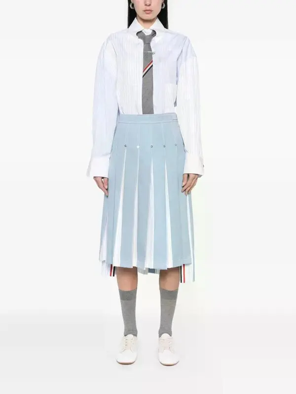 Thom Browne Pinstriped Poplin Shirt