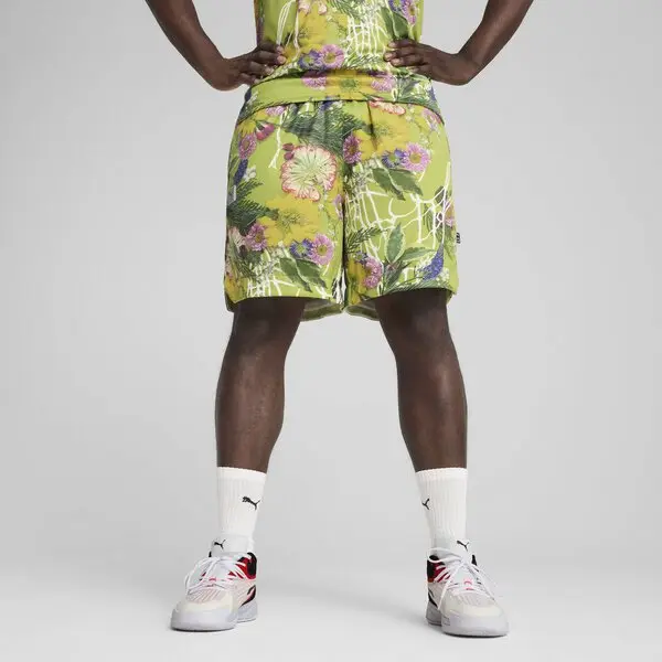 PUMA Floral Basketball Shorts