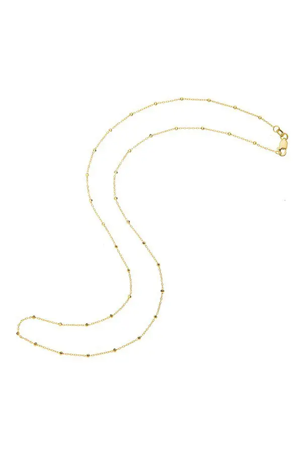 JANE WIN 14k Satellite Chain - Natural
