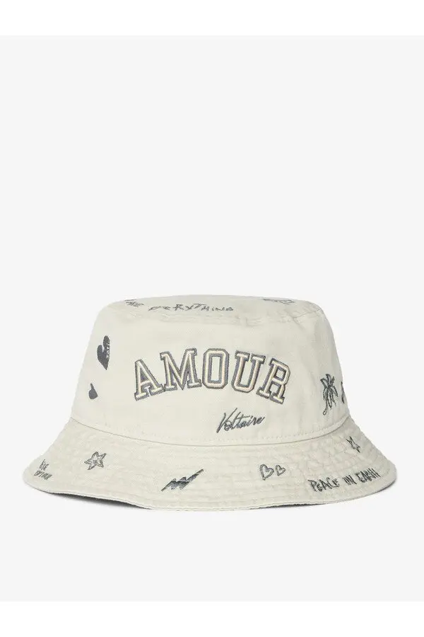 Zadig&Voltaire New Era Embroidered Bucket Hat - Red