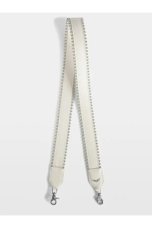 Zadig&Voltaire Studs Piping Shoulder Strap