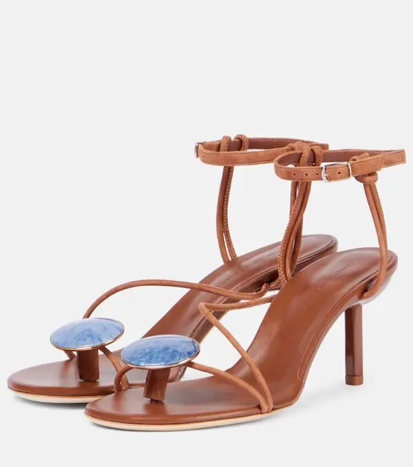 Christopher Esber Doma 70 Embellished Leather Sandals