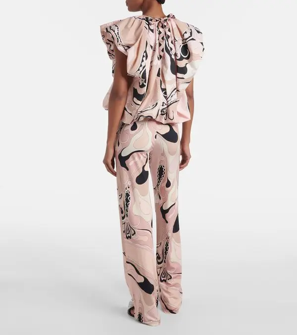 Emilio Pucci Orchidee Cotton Top
