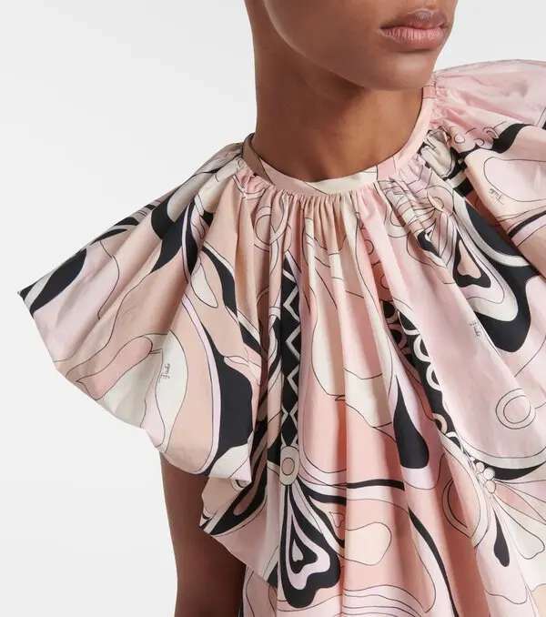 Emilio Pucci Orchidee Cotton Top