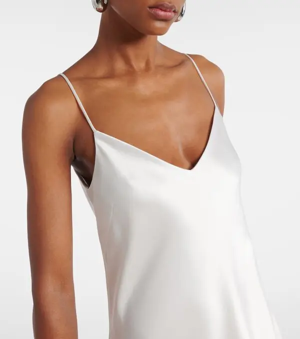 Galvan Satin Slip Dress