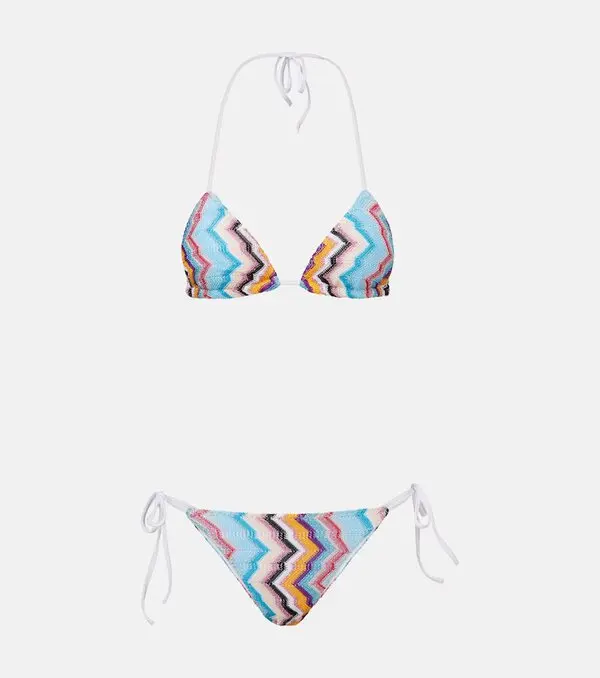 Missoni Zigzag Lamé Bikini - Multicoloured