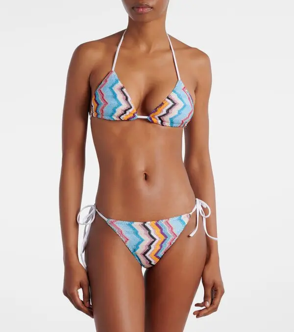 Missoni Zigzag Lamé Bikini - Multicoloured