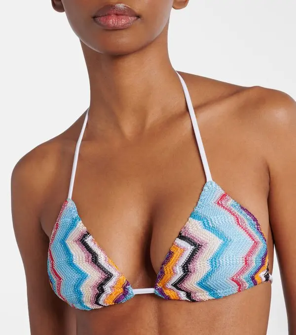 Missoni Zigzag Lamé Bikini - Multicoloured