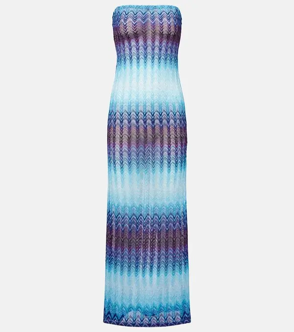 Missoni Lamé Beach Cover-up - Blue