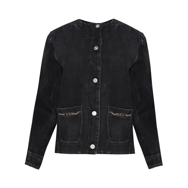 Givenchy Collarless Chain Jacket