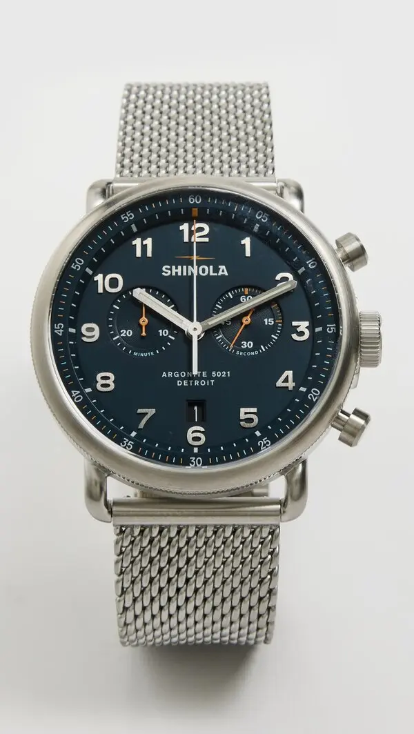 Shinola Canfield C56 Watch - Cntnetlblu