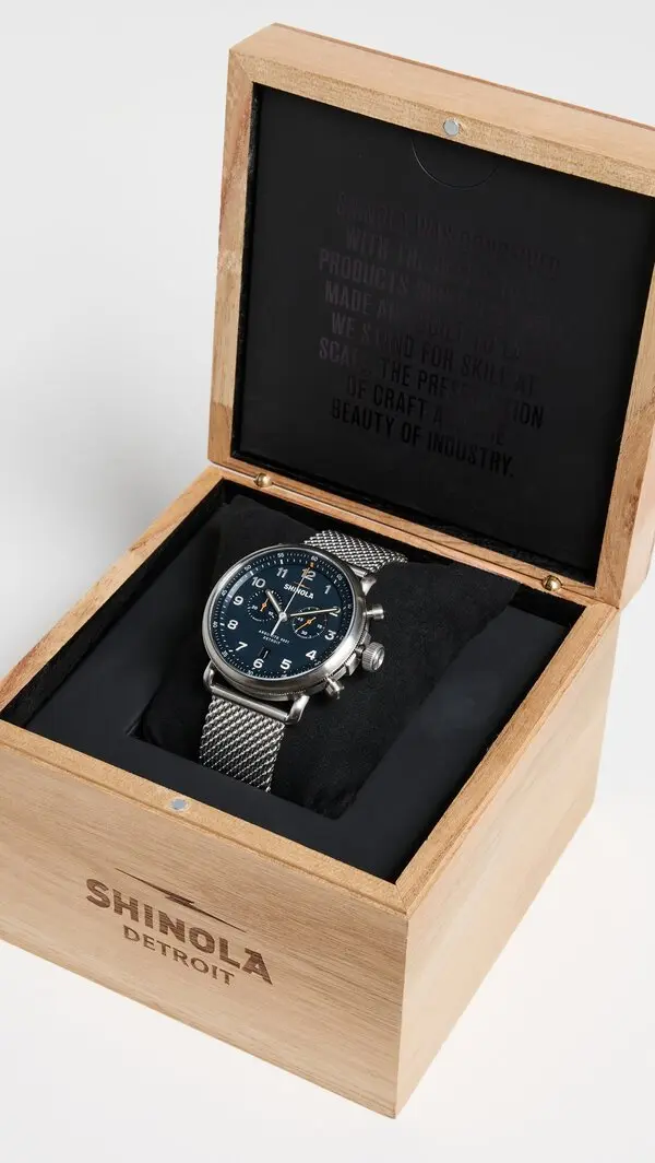 Shinola Canfield C56 Watch - Cntnetlblu