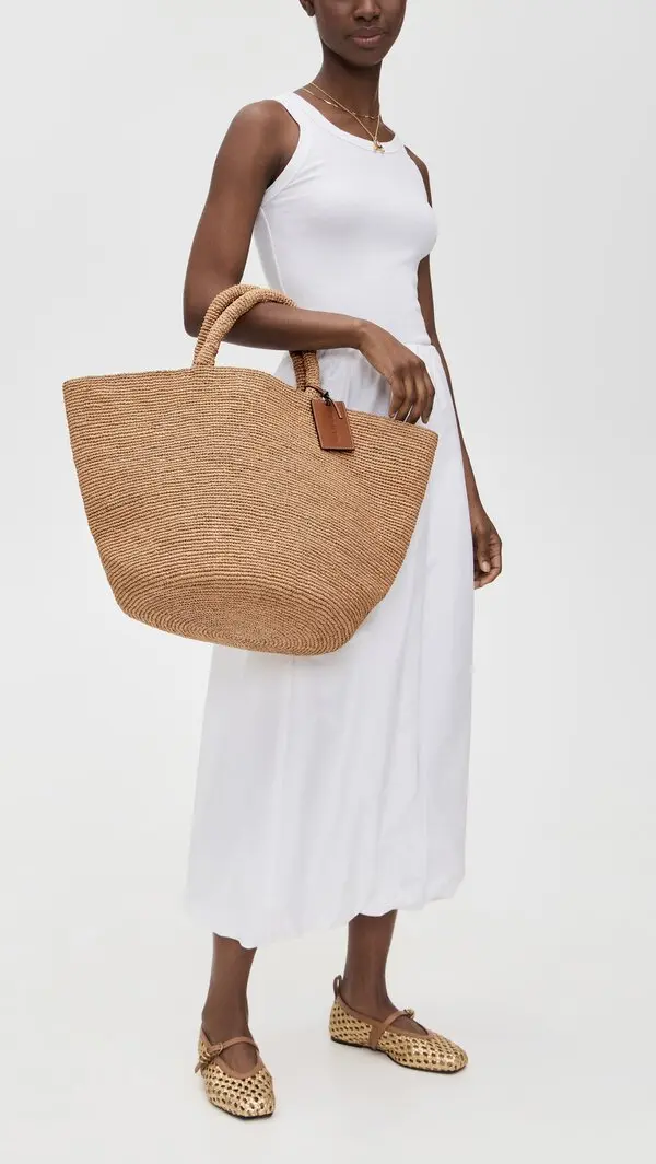 Manebí Raffia Tote