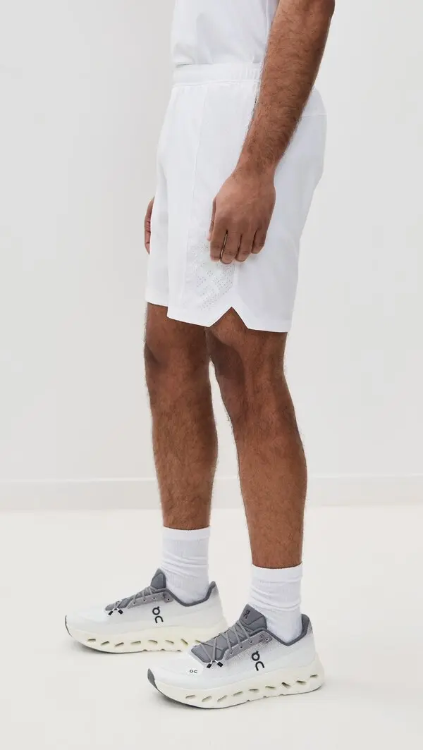 RHONE Backspin 7 Lined Shorts - White