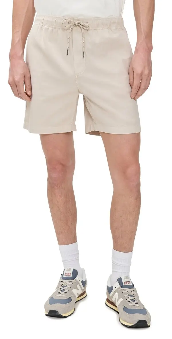 Faherty Brand Essential Drawstring Shorts - Stone