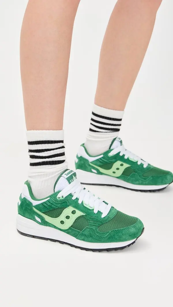 Saucony Shadow 5000 Sneakers - Green/white