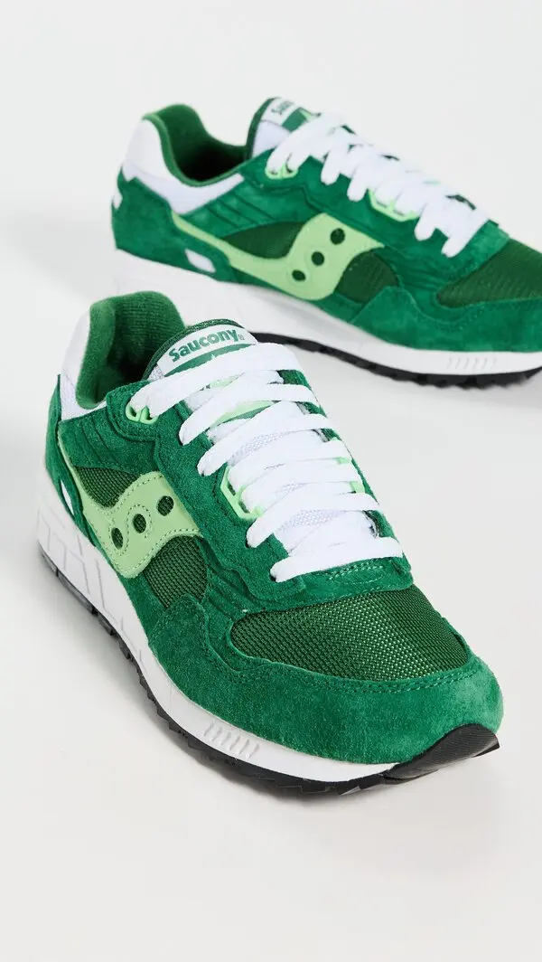 Saucony Shadow 5000 Sneakers - Green/white