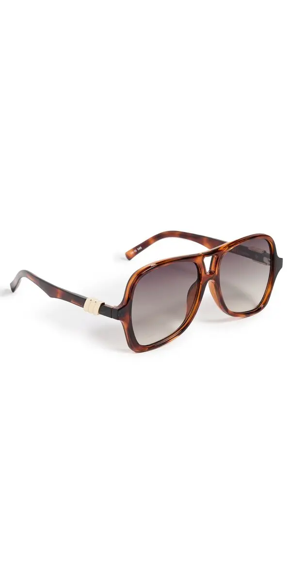 Le Specs Fortune Teller Sunglasses - Toffee Tort