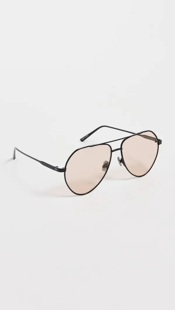 Elisa Johnson Sunglasses Aviator Frame In Black - 30% Off  display picture 2