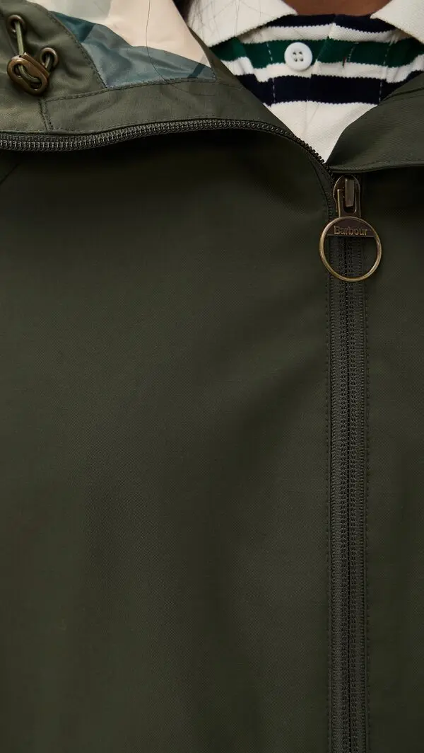 Barbour Heron Waterproof Jacket - Olive
