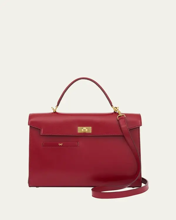 ANYA HINDMARCH Mortimer Top Handle Bag - Vampire