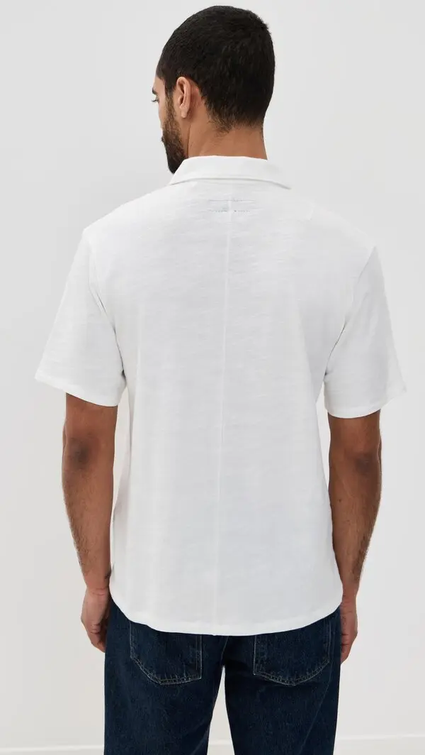 Rag & Bone Classic Flame Polo - White