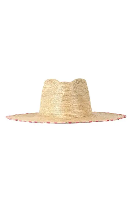 SUNSHINE TIENDA Adelina Straw Sun Hat - Pink